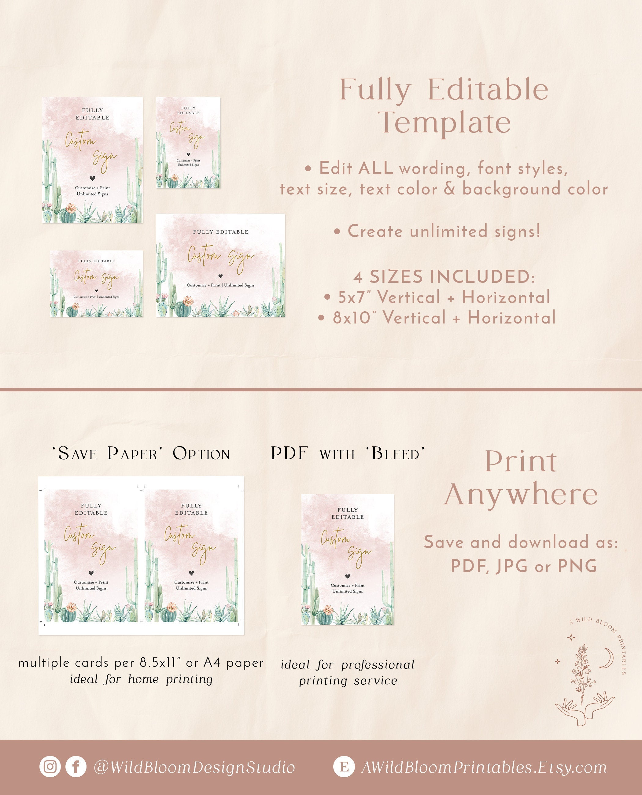 Fiesta Baby Shower Signage | Fiesta Bridal Shower Sign– Wild Bloom ...
